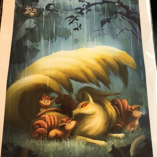 Hawaiian Pokemon Art Print - Etsy