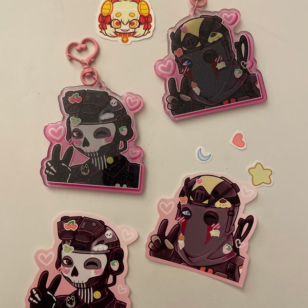 LOW STOCK Ghost and Konig Cod Decora Keychains 3 Decora Harajuku ...