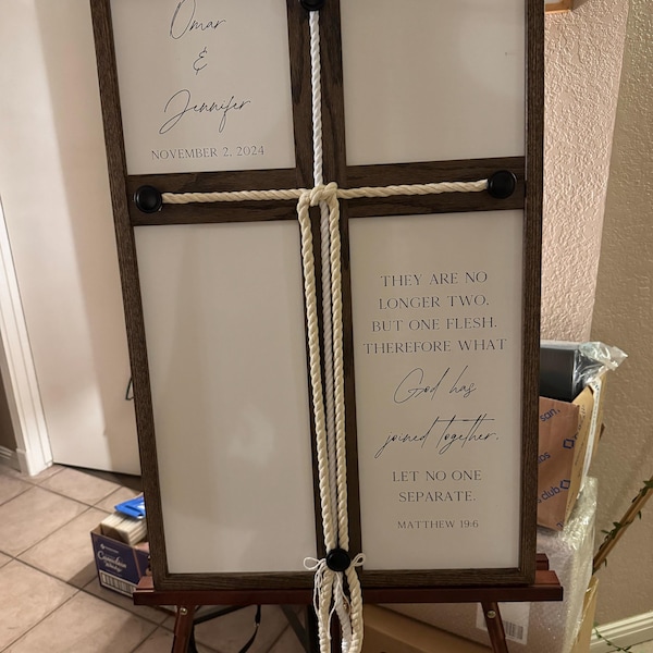 Custom Trinity Braid for Unity Ceremony, Personalized Wedding Rustic ...