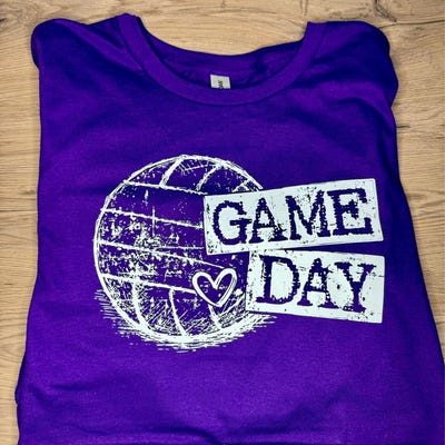 That's My Girl VOLLEYBALL Screen Print Transfer, WHITE, T-shirt ...