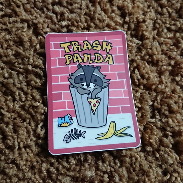 Funny Stickers, Trash Panda, Raccoon Sticker, Graffiti Art, Cute Puns ...