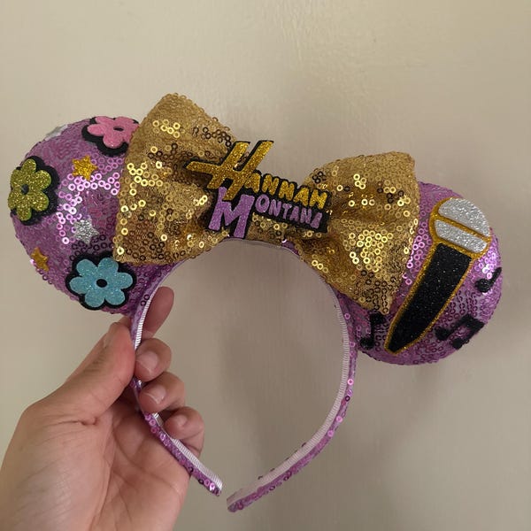 Hannah Montana Y2K Pop Star DISNEY Channel Inspired Mouse Ears - Etsy