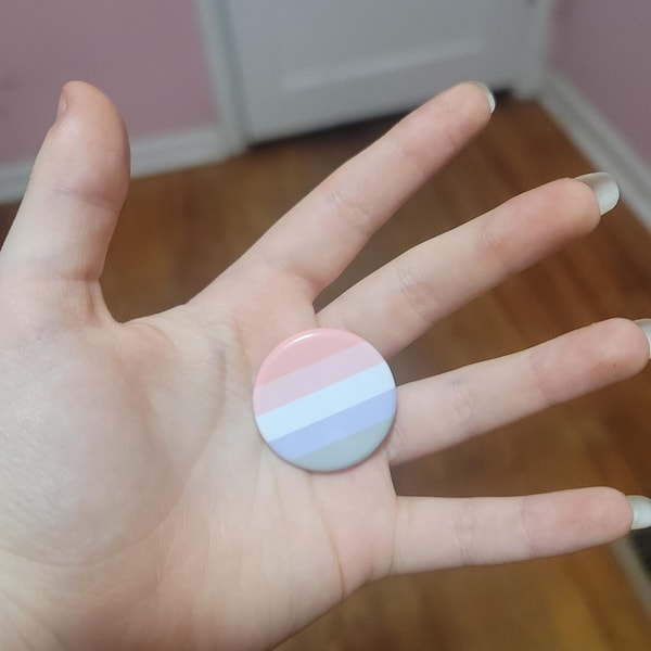 Cupioromantic Pride Flag 1.25 Inch Accessories - Pins, Magnets ...