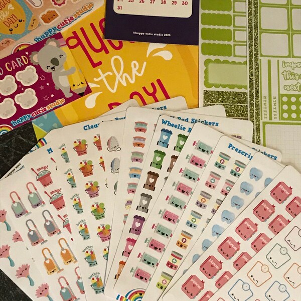 36 Cute Mop and Bucket/chores/clean Planner Stickers - Etsy