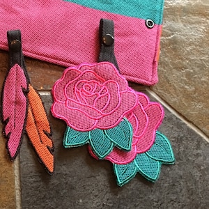 Rose Applique Embroidery Machine Design - Etsy