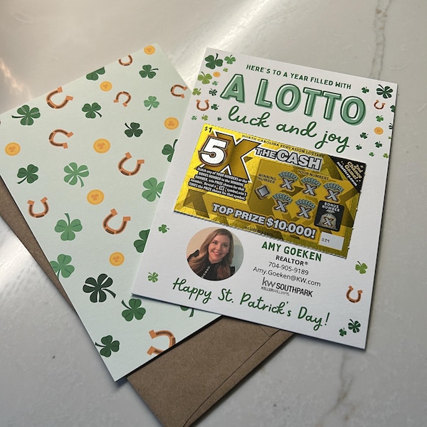 Printed Here's to A Lotto Luck and Joy - Real Estate, Insurance ...