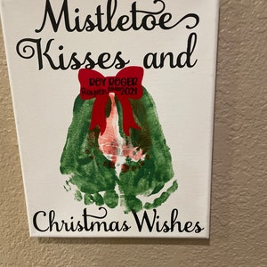 Gingerbread Kisses & Christmas Wishes DIY Kit for Kids Paint - Etsy