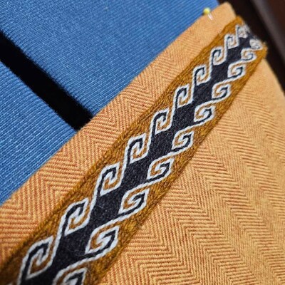Tablet Woven Band, Woolen Viking Trim, Based on Archaeological Find ...