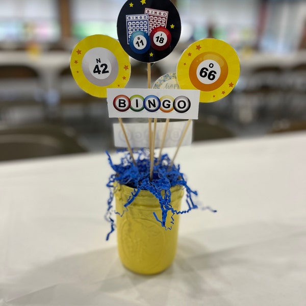 Bingo Bonanza Invitation Editable - Etsy