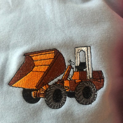 20 Heavy Equipment Machine Embroidery Designs, Construction Vehicles ...
