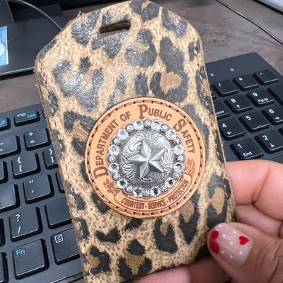 State of Texas ID Holder, ID Holder, Badge Holder - Etsy