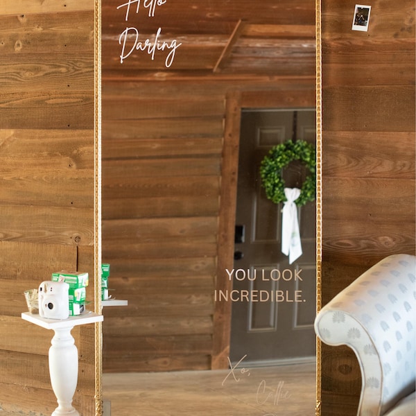 Bienvenidos A Nuestra Boda Welcome to Our Wedding Mirror Decal - Etsy