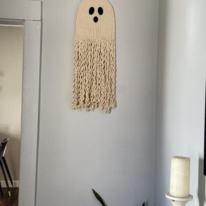 Macrame Ghost Wall Hanging | Halloween Wall Art | Trendy Halloween ...