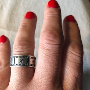 Pi Symbol Signet Ring Sterling Silver Signet Ring Pi Ring | Etsy