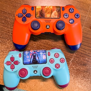 Personalized Playstation 4 PS4 Controller Custom Touchpad Full Color ...