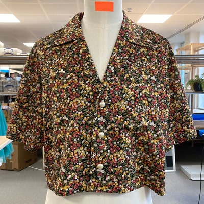 Oversized Revere Collar Shirt Blouse PDF Sewing Pattern Sizes 34-50/ 4 ...