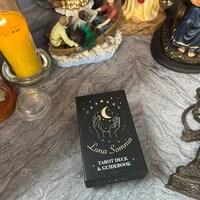 Luna Somnia Tarot Deck With Guidebook & Box 78 Cards Full Deck Moon Dreams Starry Magic ...