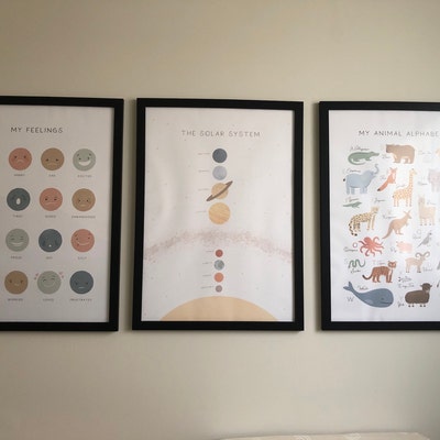 Rainbow Animal Alphabet Poster, PRINTABLE Wall Art, ABC Poster, Kids ...