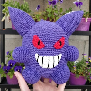 Gengar Pattern, Pandacrocheting Style - Etsy