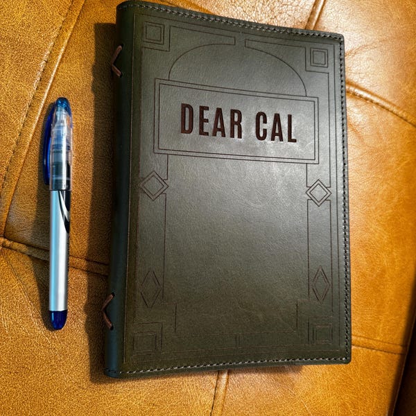 Handmade Italian Leather Journal | Personalized Olive Green Leather ...
