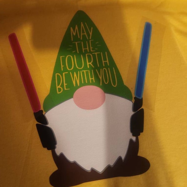 May 4th Gnome Svg, May the Fourth Svg, Png Clipart, Dxf Printing, Svg ...