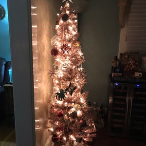 Soft Faux Fur Tree Skirt Thick Round Shaggy White Pink - Etsy