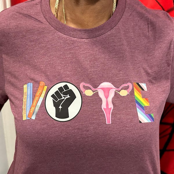 Vote Shirt, Banned Books Shirt, Reproductive Rights Tee, BLM Shirts ...