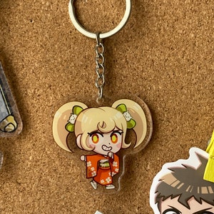 DR 2 Girls Keychains Mahirui Hiyoko Saionji Chiaki Ibuki - Etsy