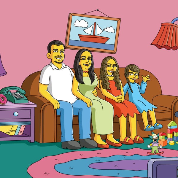 Simpsons Family Custom Portrait - Christmas Gifts for Him - Christmas ...