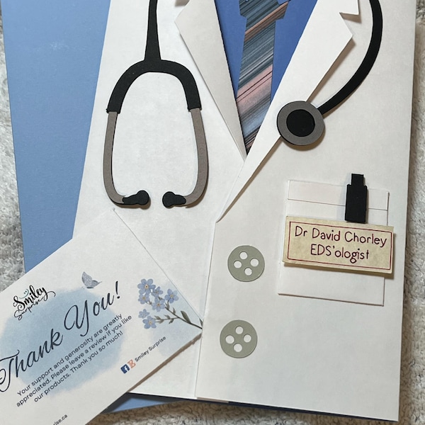 Handmade Personalized Doctor Card: Physician, Medical, Graduation ...