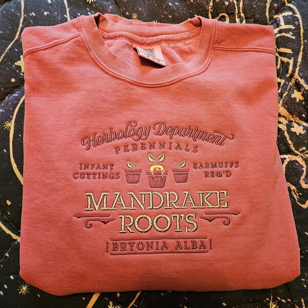 Dark Mark Wizard School Gildan Embroidered Crewneck Sweater - Etsy