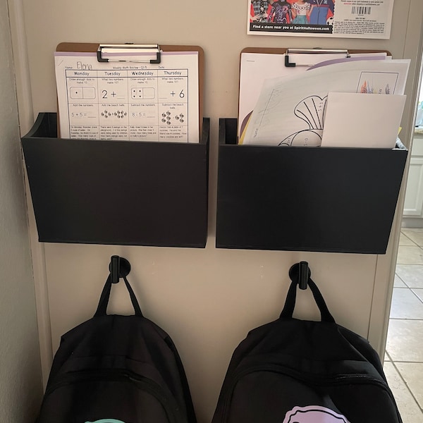 Handmade Modern Mail Holder - Wall Mounted - in Color OF YOUR CHOICE ...