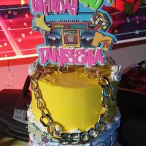 Movie Cinema Night Clapboard Director cake Topper | Etsy