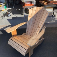 PDF Adirondack Rocking Chair Downloadable DIY Instructions and Drawings ...