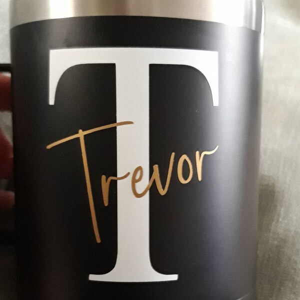 Custom Vinyl Mug Labels, Wedding Labels Custom Name Stickers , Gift ...