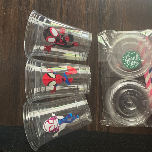 Spidey and His Amazing Friends Disposable Birthday Party Favor Cup - Etsy