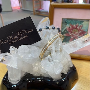 PUALANI Bracelet Sterling Silver and 14K Gold Filled Wrapped Hawaiian ...