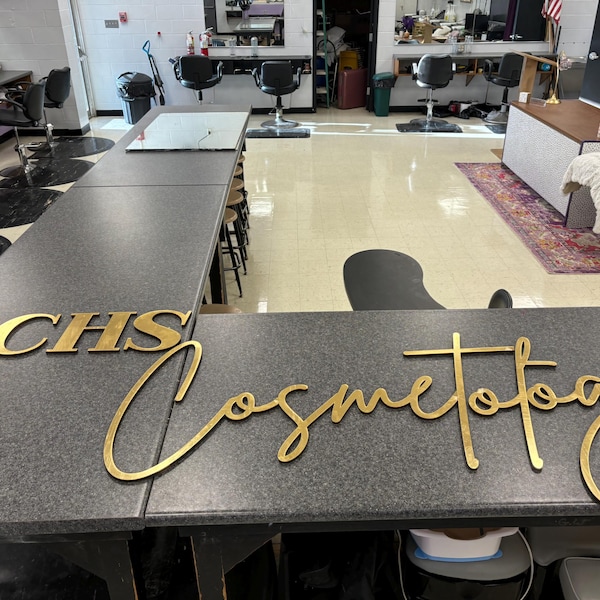 Custom Laser Cut Sign ,office Sign ,beauty Salon Sign Business Sign ...