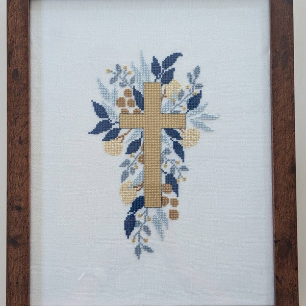 Christian Cross Stitch Pattern, Bible Verse Psalm 56:4, in God I Trust ...