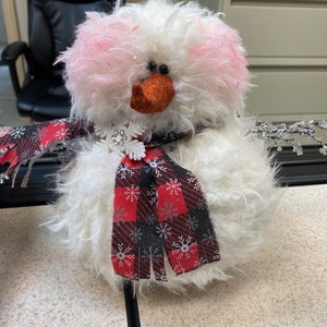 Fuzzy Wuzzy Snowman - Etsy