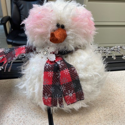 Fuzzy Wuzzy Snowman - Etsy