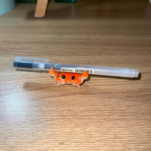 Handpainted Handmade 3D Cute Crab Pen Holder - Etsy