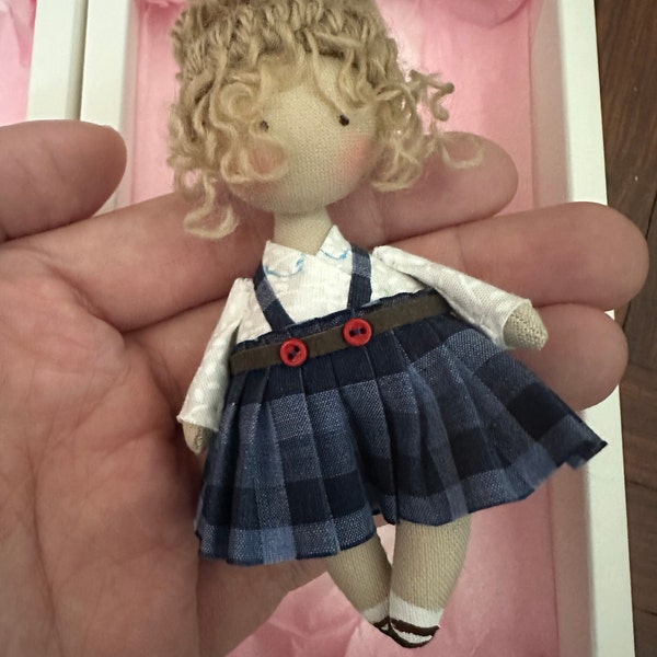 Unique Miniature Custom Rag Doll Calm Anxiety, Comfort Gift, Cute Gift ...