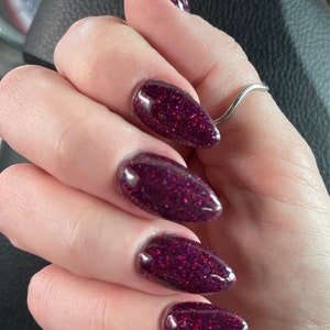 Merlot Dip Powder, Dip Nail Powder, Dip Powder for Nails, Glitter Dip ...