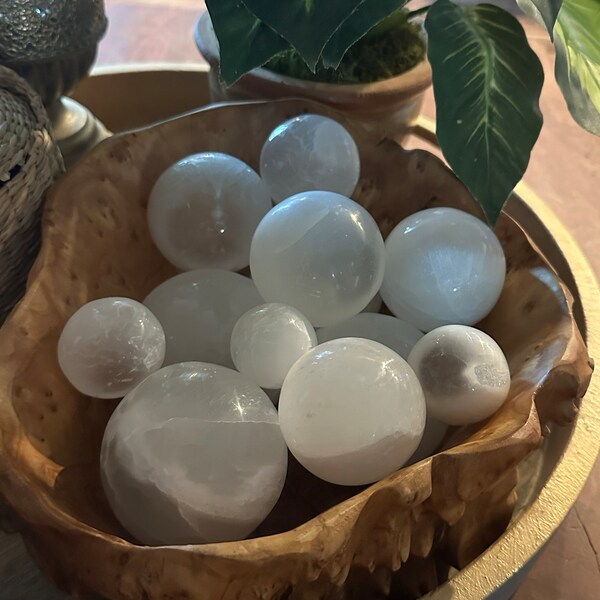 Polished White Selenite Chakra Symbols Massage Wand Etched Mandala ...