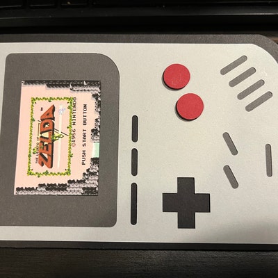 Handheld Game Birthday Card Svg, Gamer Birthday Card, Gamer SVG, Gaming ...