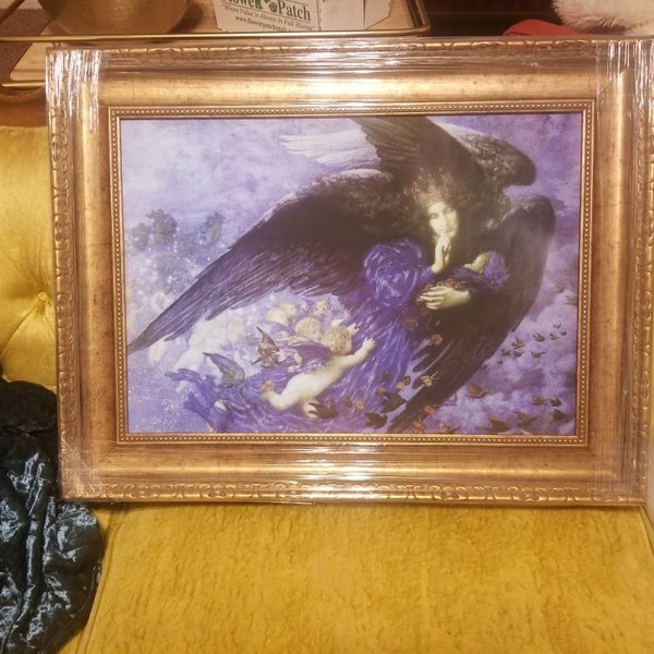 Edward Robert Hughes 'night' Framed Giclee Canvas Art Print (gold ...