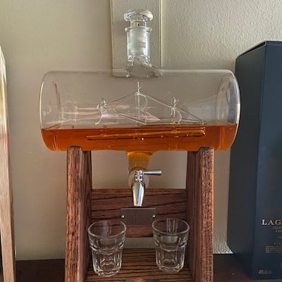 Sailboat Decanter W/ Engraved Plaque Gift for Sailing Enthusiast or ...