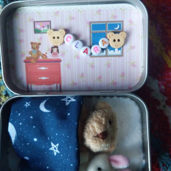 Teddy Bear Bedtime Buddy Tiny Worry Poem/anxiety Sleep Buddy Ted/sleep ...