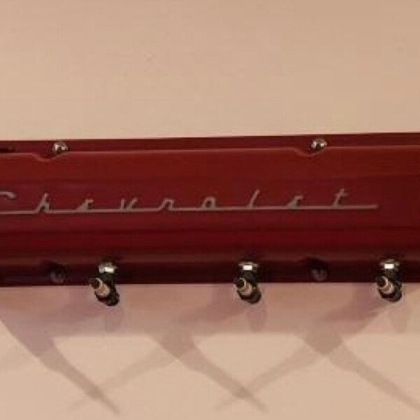 Repurposed Valve Cover Spark Plug Hat/coat Rack - Etsy